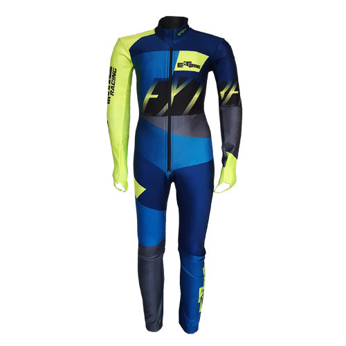 Extreme jnr Race Suit KRO Blue/Yell - Alpine Imports